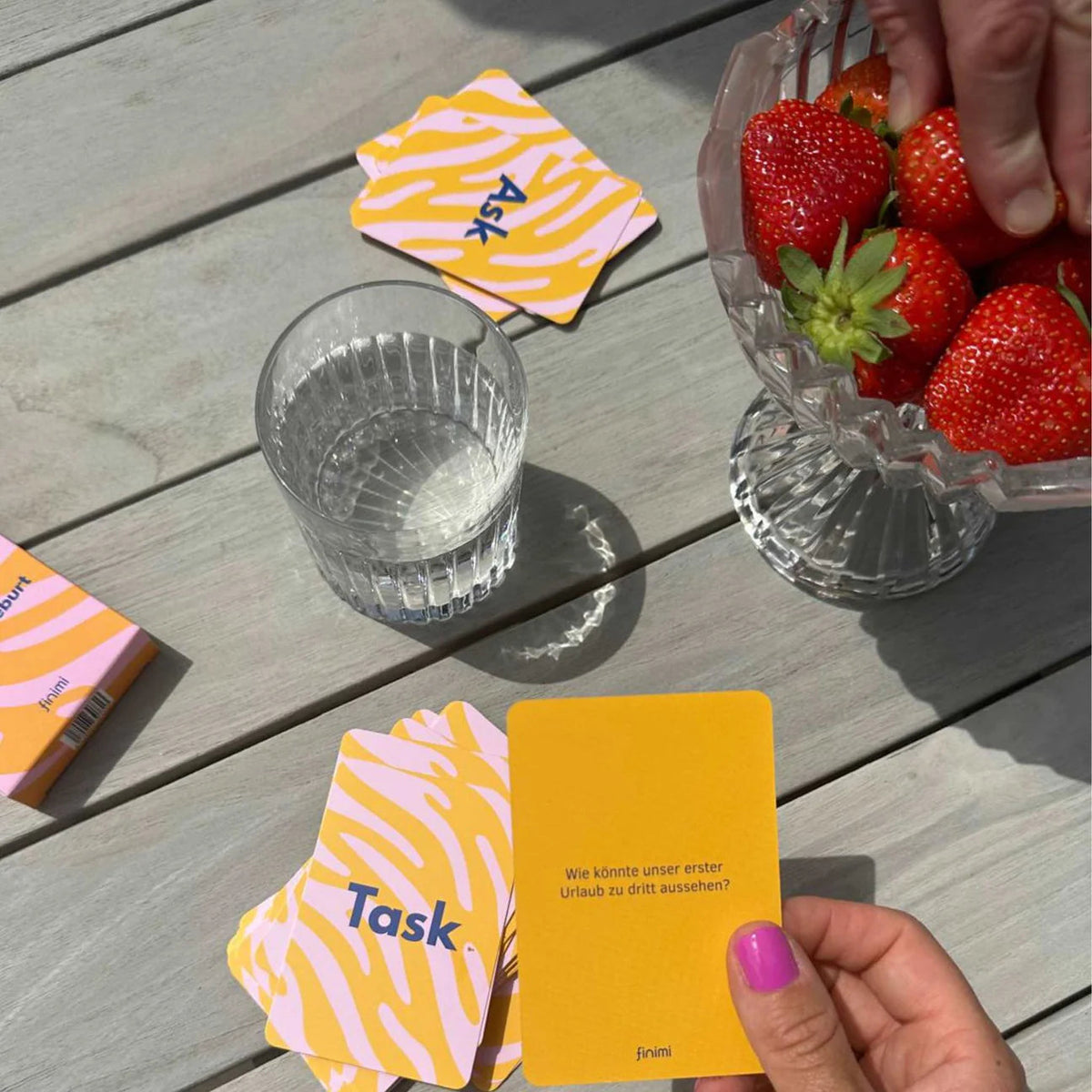 Ask & Task Kartenset "Geburt" von finimi | Matsch mit Sahne