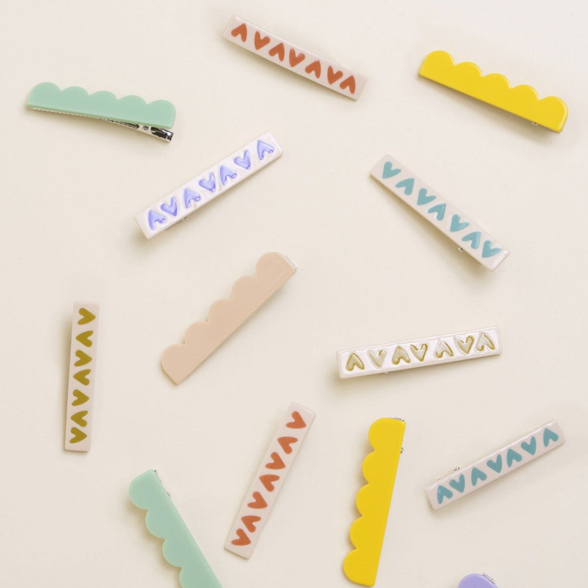 Haarclip 2er Set "Maxi Nude" von the cotton cloud | Matsch mit Sahne