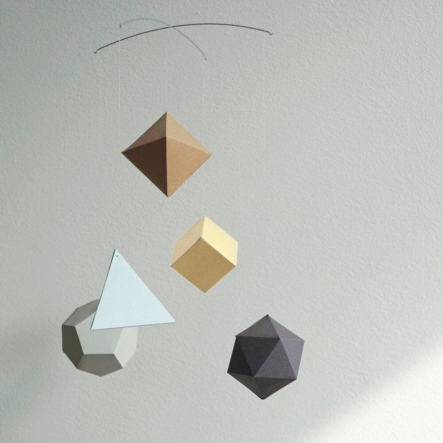 Mobile DIY Bastelbögen "Platonische Körper" von Family Tree Studio ...