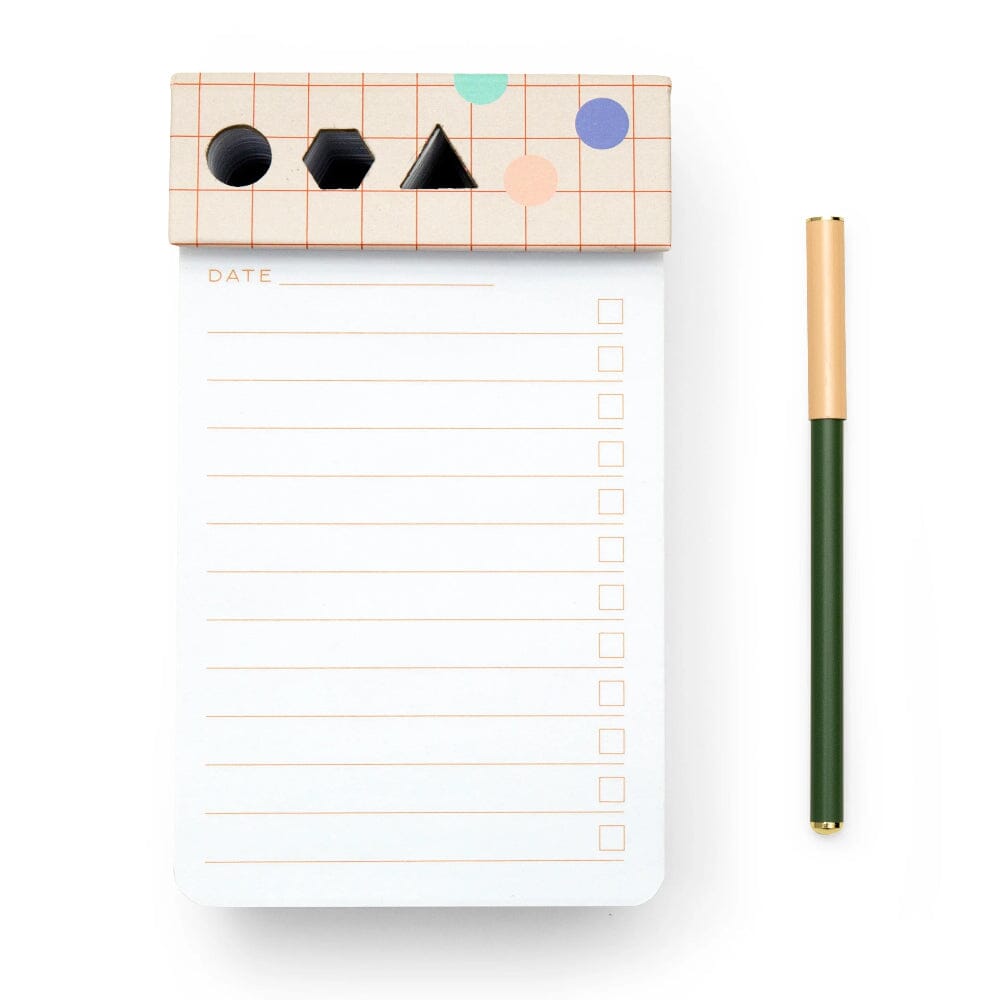 Notizblock "Desk Jotter Block & Stift" | Matsch mit Sahne
