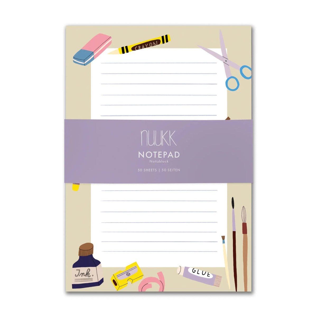 nuukk | Notizblock "Schule" | Matsch mit Sahne