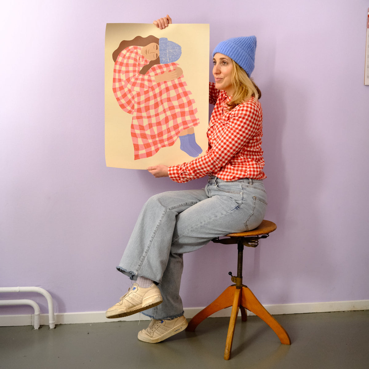 Poster "Dress" von Enna Studio | Matsch mit Sahne