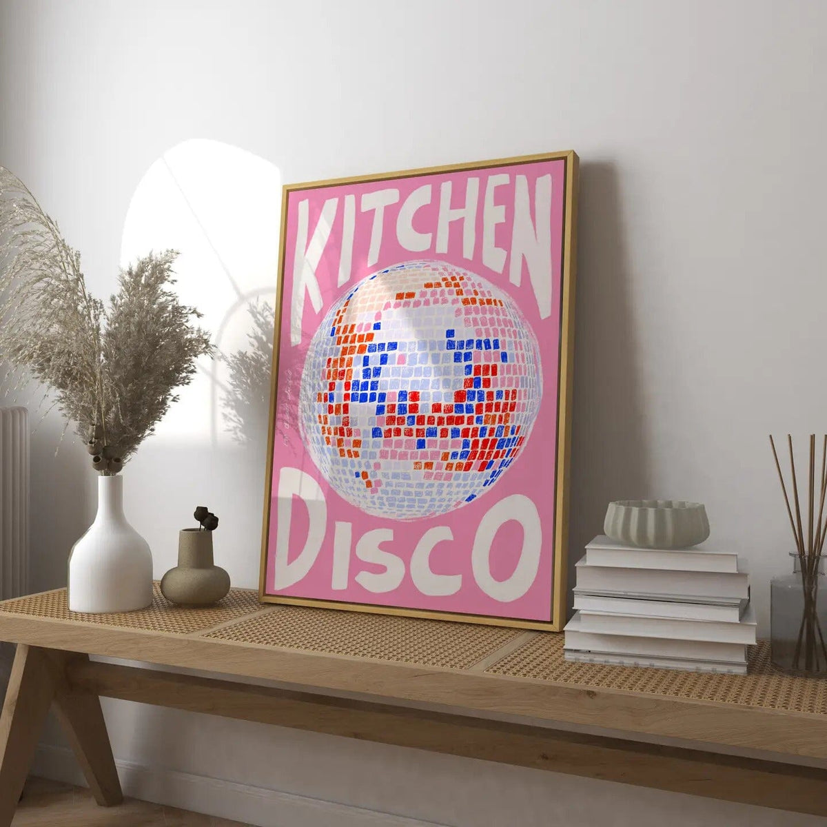 Poster "Kitchen Disco" von RM Decor Studio | Matsch mit Sahne
