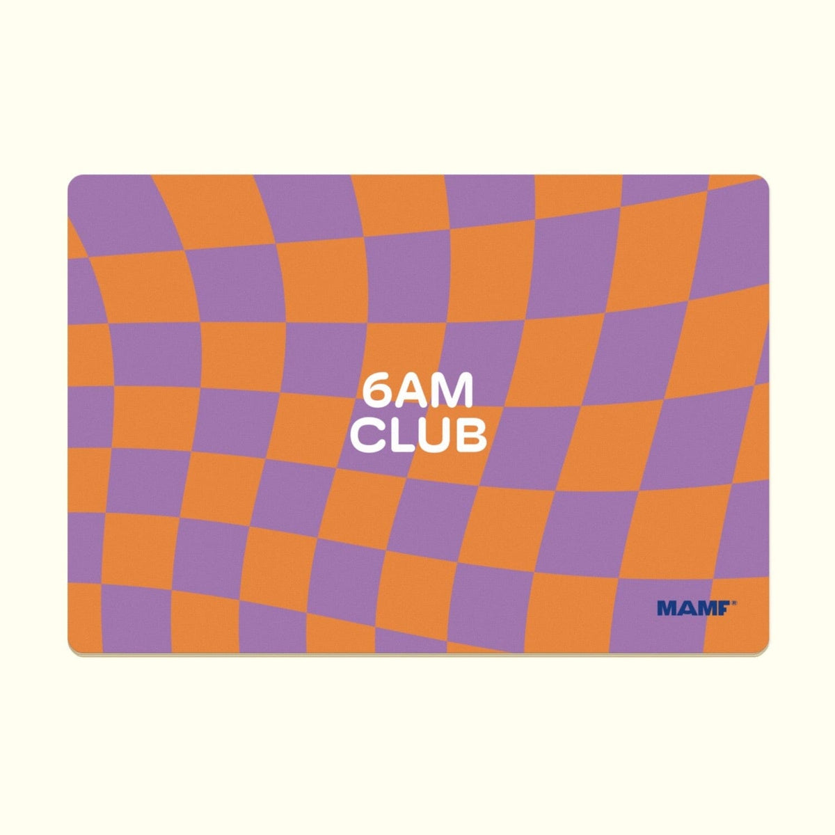 Schneidebrettchen "6AM Club" von MAMF® Club | Matsch mit Sahne