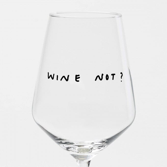 selekkt | Weinglas "Wine Not?" | Matsch mit Sahne